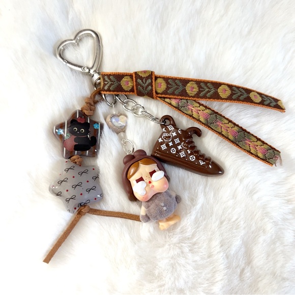 POP MART | Other | Pop Mart Cry Baby Phone Charmbag Charmkeychain ...